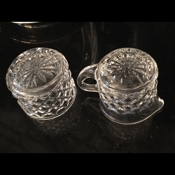 Spode | Dining | Spode Creamer Sugar Hand Cut Faceted Crystal | Poshmark